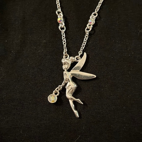 Disney | Accessories | Disneys Tinkerbell Iridescent Rhinestone ...